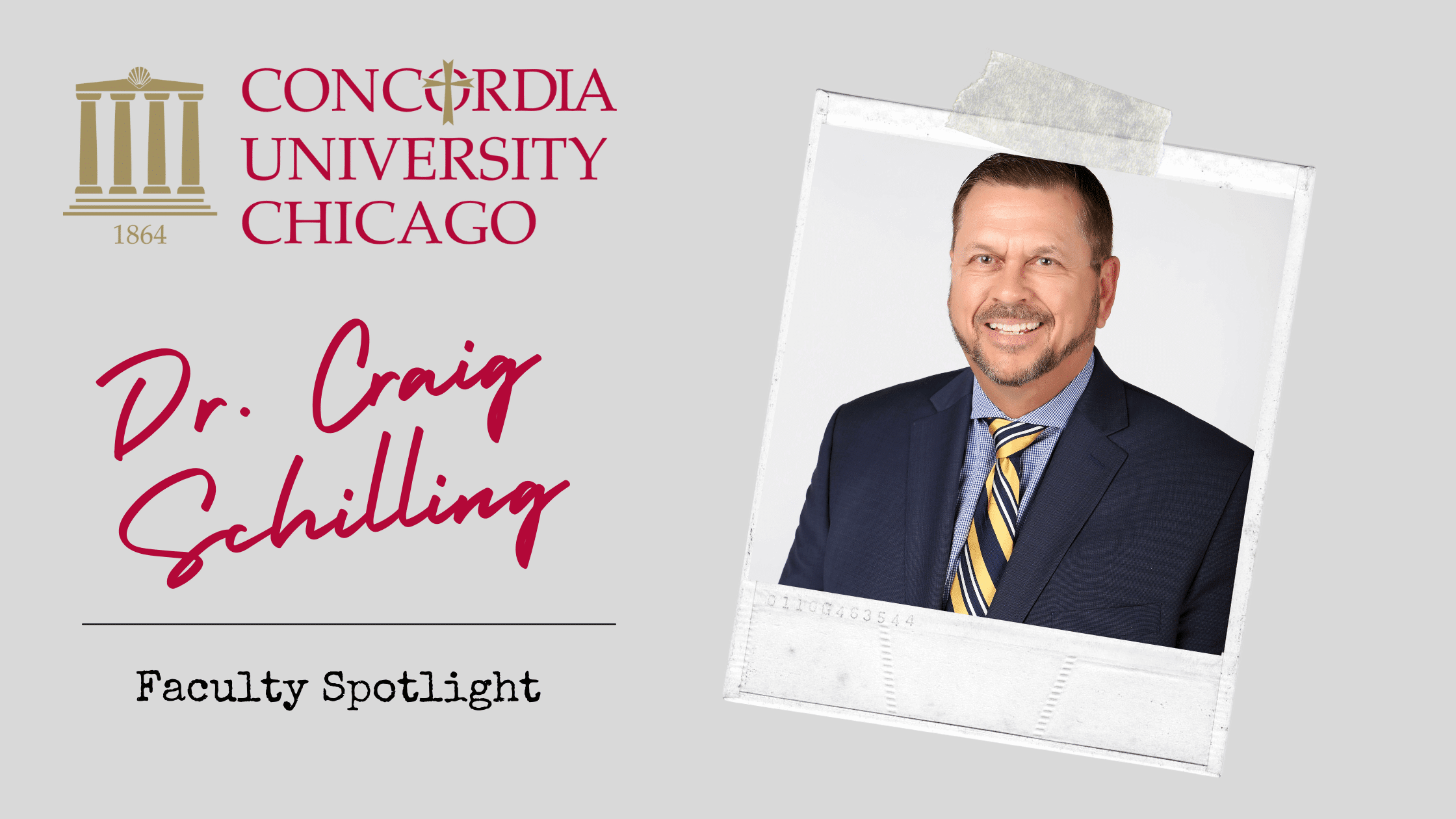 Faculty Spotlight: Dr. Craig Schilling, Professor of Educational ...