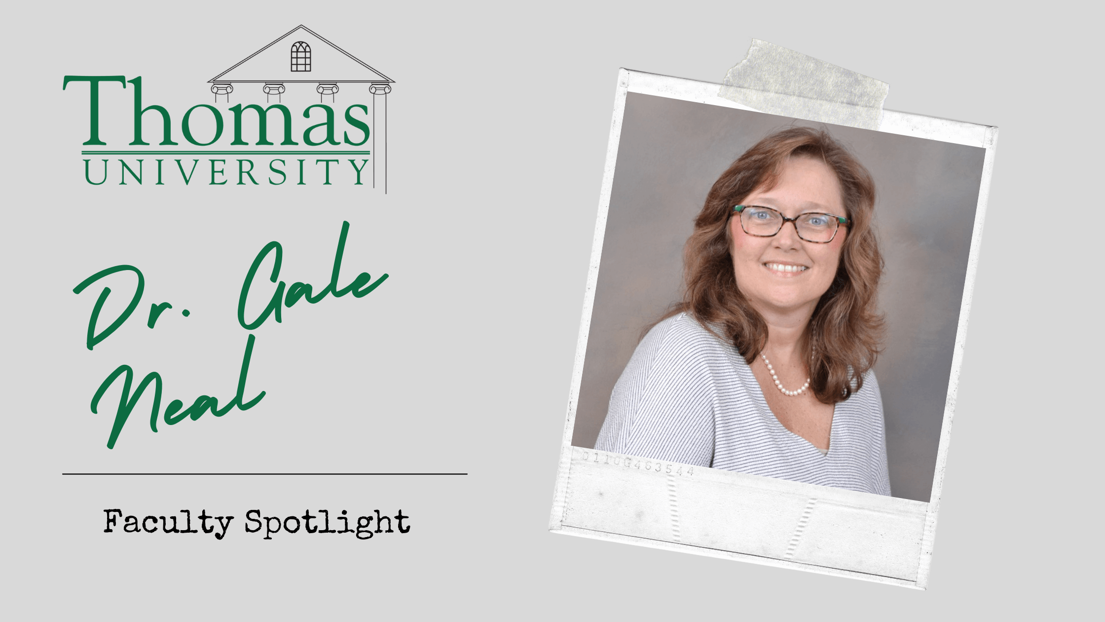 Faculty Spotlight: Dr. Gale Neal, Program Director for Teacher ...