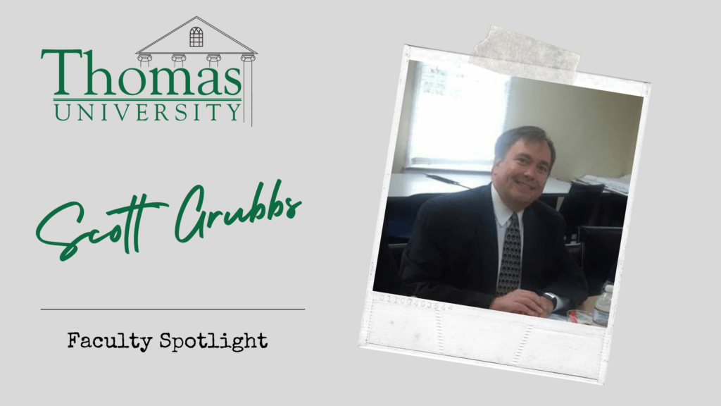 Faculty Spotlight: Scott Grubbs, Assistant Professor of Education - Thomas University