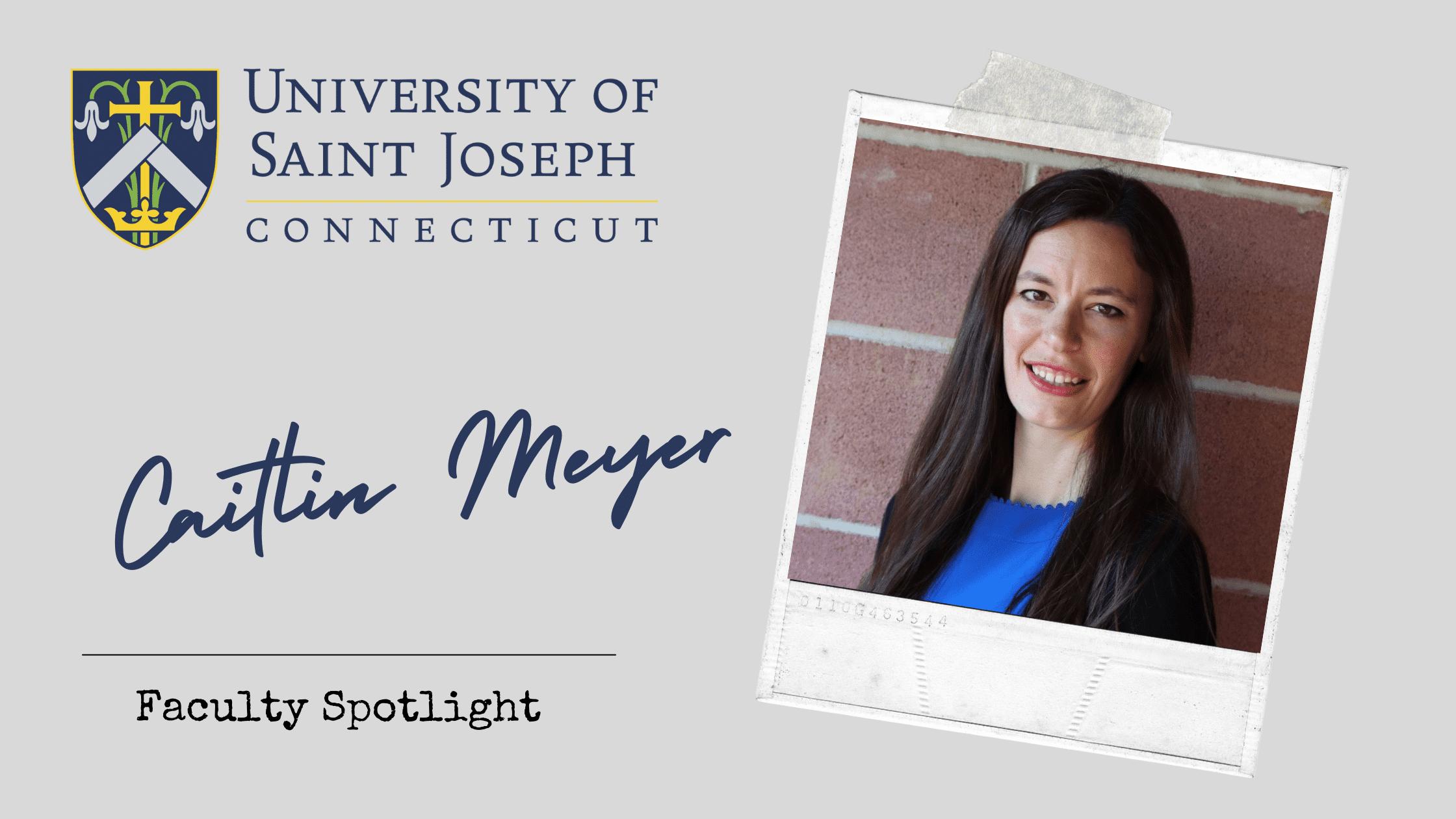 Faculty Spotlight: Caitlin Meyer, Alumni and Adjunct Professor, College ...
